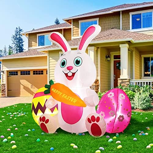 Amazon.com: WorTade 6 FT Easter Inflatables Outdoor Decorations ...