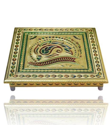 Handicrafts puja choki/puja chowki for home big size/chaurang for pooja ...