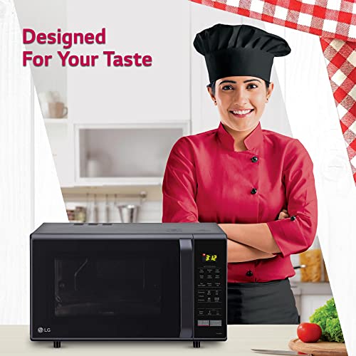 LG 28 L Convection Microwave Oven (MC2846BG, Black)