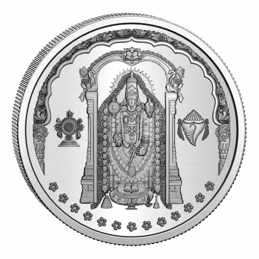 Buy SILVERA 100 Gms Balaji 999.0 Silver Coin Capsule | Precious Coin ...