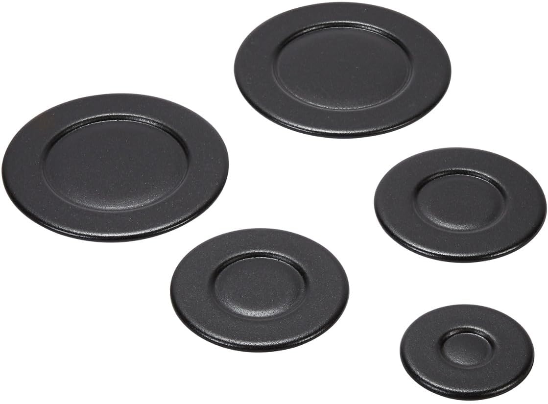 Amazon.com: Whirlpool W10832694 OEM Range Surface Burner Cap Set ...
