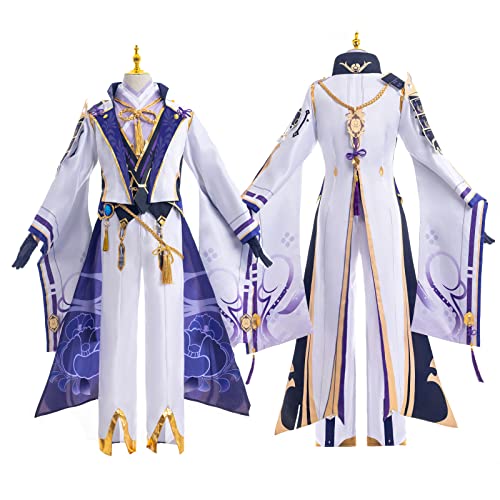 CR ROLECOS Genshin Impact Ayato Cosplay Genshin Outfit Kamisato Ayato ...