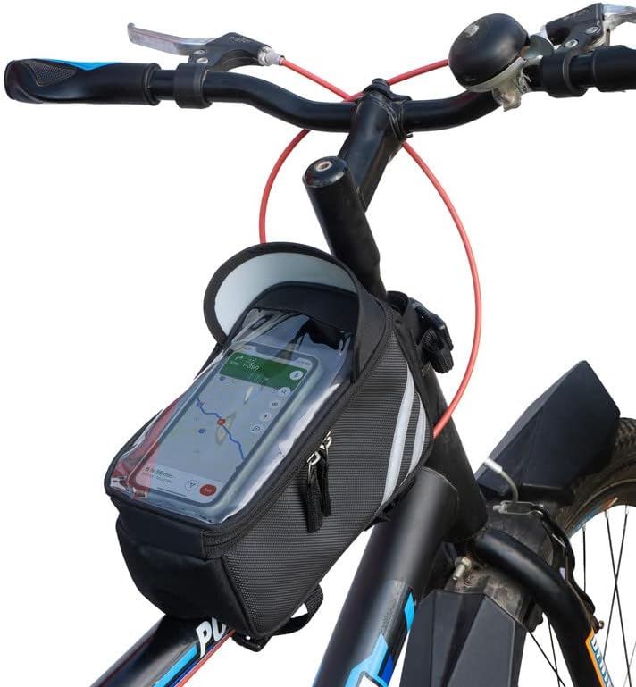 GR GOLDEN RIDERS | TRIVAX | Bicycle Front Frame Bag for Mobile Phone ...