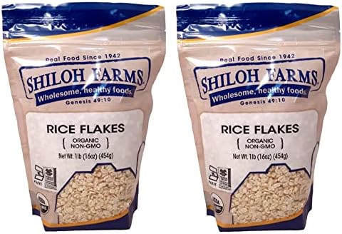 Amazon.com : Shiloh Farms Organic Brown Rice Flakes - 16 Ounce Bag ...