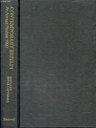 Contemporary Britain an Annual Review: Catterall, Peter: 9780631172376 ...
