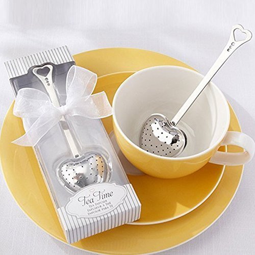 Amazon.com: BERON Stainless Steel Tea Time Heart Tea Infuser Party ...
