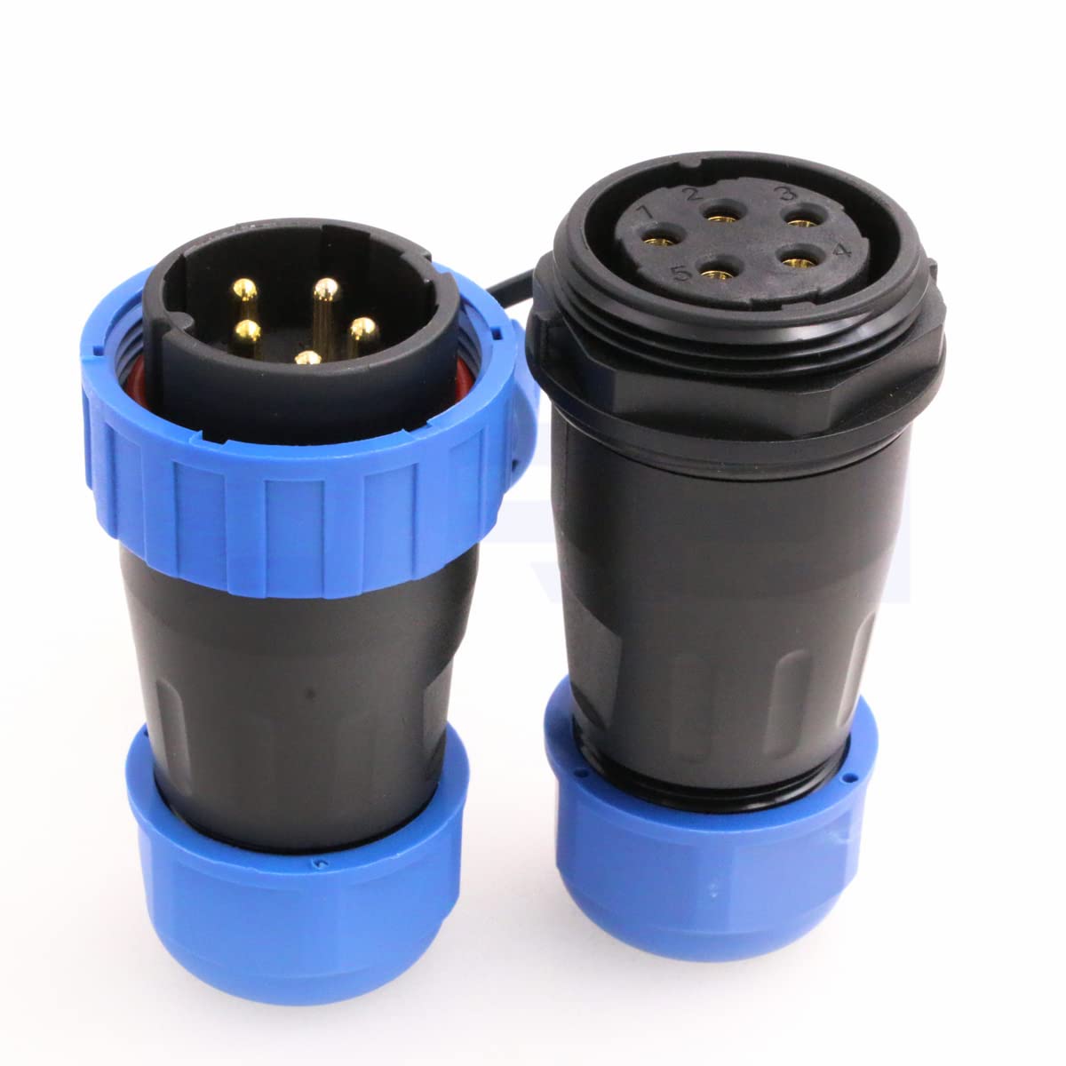 Snapklik.com : TY28 5 Pin 380V 25A Electrical Wire Connector No ...