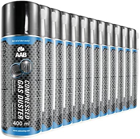 Buy 4 x AAB Compressed Gas Duster 400ml - Compressed Air for Computer ...