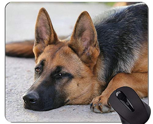 LAMS German Shepherd Friend Dog Mouse Pad,German Shepherd Mouse Pad Mat ...