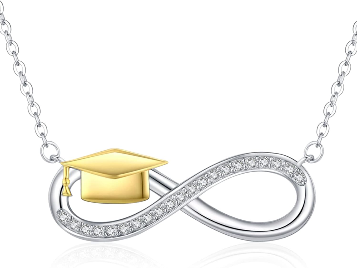 Amazon.com: Midir&Etain Graduation Necklace 925 Sterling Silver ...
