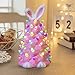 Amazon.com: MOAIX Easter Pink Bunny Tree,Ceramic Easter Tree,Easter ...