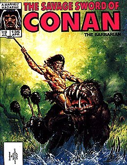 Amazon.com: Savage Sword of Conan Magazine (1974, 1st series) #135 ...