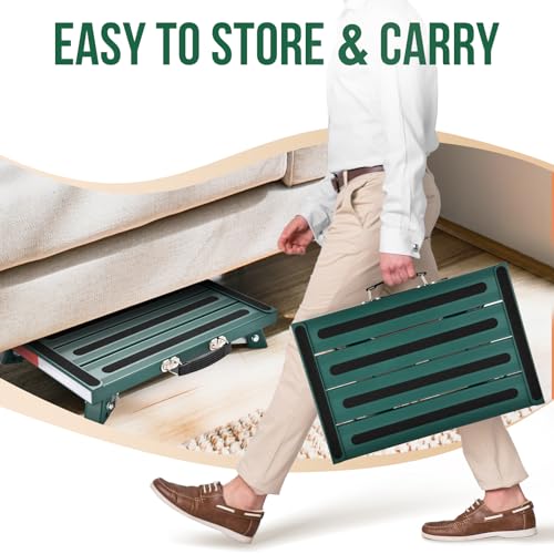 Snapklik.com : Yagud RV Stool, Adjustable Height Folding Step Stool