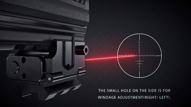 Watch EZshoot Mini Red Laser Red Dot Gun Sight with Rail Mount on ...