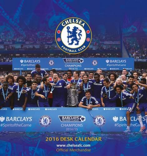 Official Chelsea football Club 2016 Desk Easel Calendar (Page-a-Month ...