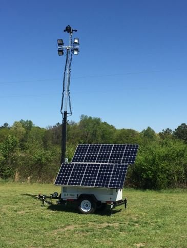 Progress Solar Solutions Portable Industrial Light Tower - Wind & Solar ...