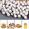 Amazon.com | Dycica 100 Pieces Baseball Bamboo Cocktail Picks Wooden ...