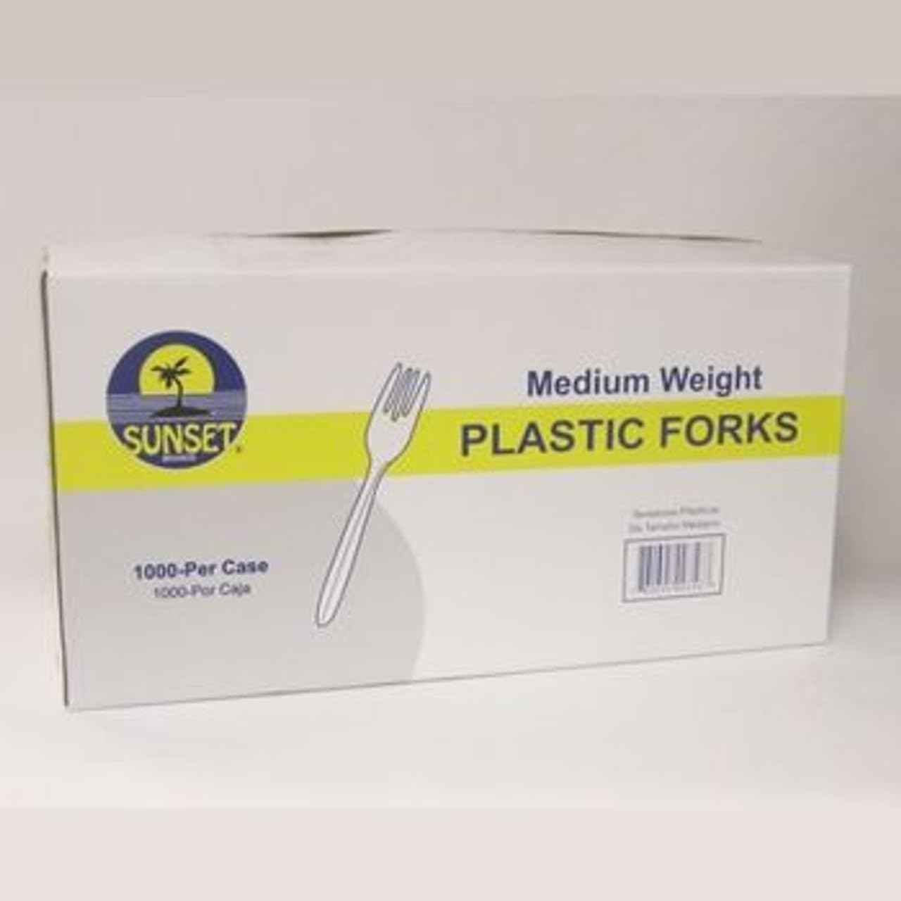 Amazon.com: Sunset: Medium Weight Plastic Forks 1000 Ct. : Health ...
