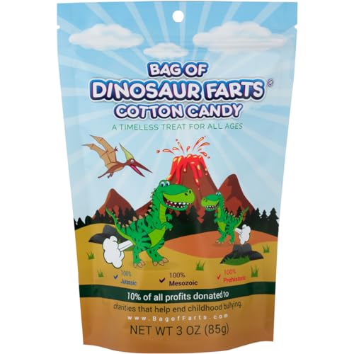 Snapklik.com : Bag Of Dinosaur Farts Cotton Candy Funny For All Ages ...