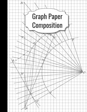 Graph Paper Composition Notebook Grid 5x5 quad ruled Large 8.5" by 11 ...