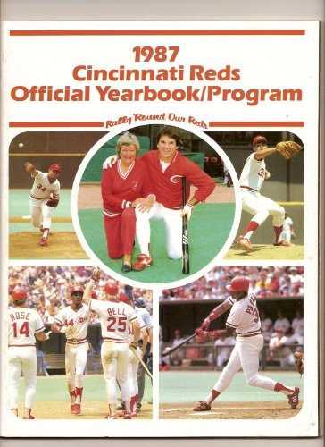 1987 cincinnati reds official yearbook program: MLB: Amazon.com: Books