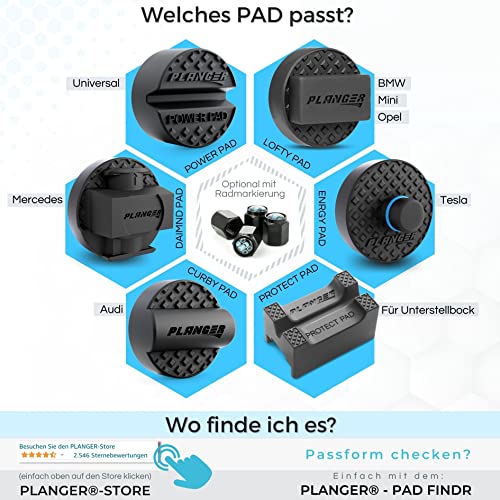 Snapklik.com : PLANGER - Lofty PAD - Rubber Jack Pad For Mini & Opel