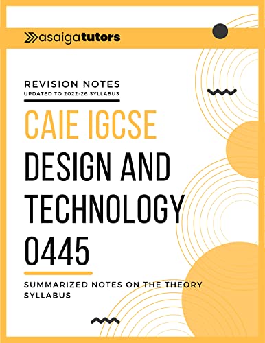 Design and Technology - Resistant Materials: Student Revision Notes ...