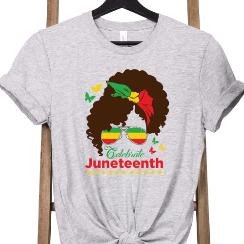 Amazon.com: Celebrate Juneteenth Tshirt, Juneteenth Shirts for Women ...