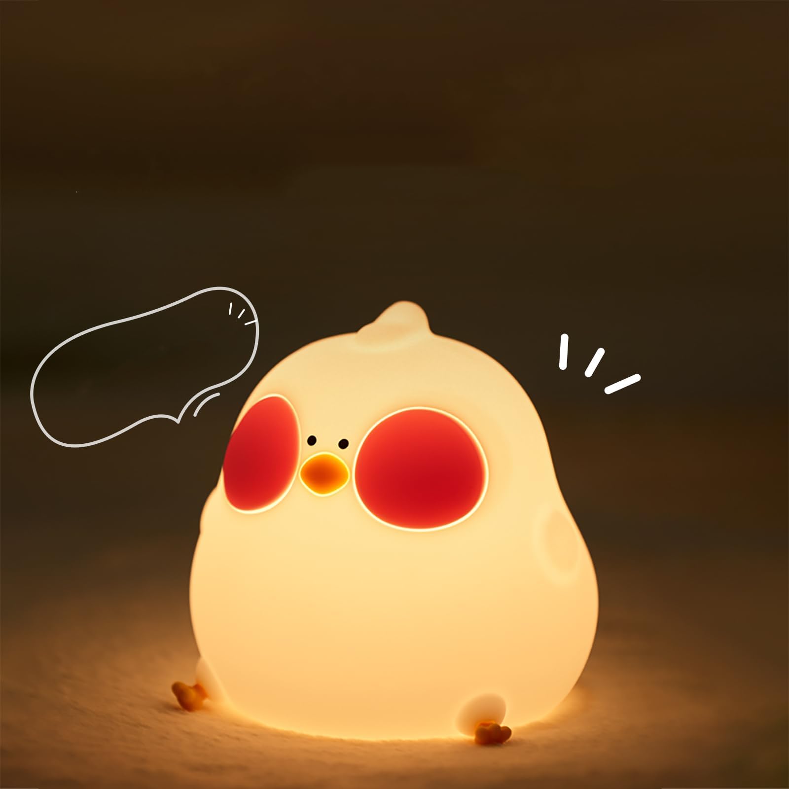 Amazon.com: Vromoon Night Light for Kids/Baby, LED Cute Lamp, Chicken ...