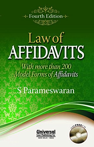 Law of Affidavits: with 200 Models Forms of Affidavit: 9789350352311 ...