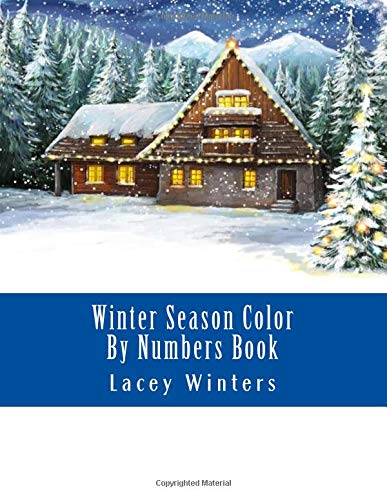 Winter Season Color By Numbers Book (Adult Color By Number Books ...