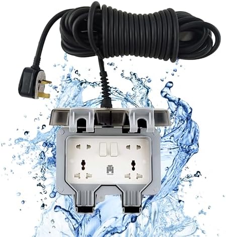 Hassan waterproof extension IP66 13A 220V - 250V socket weatherproof ...