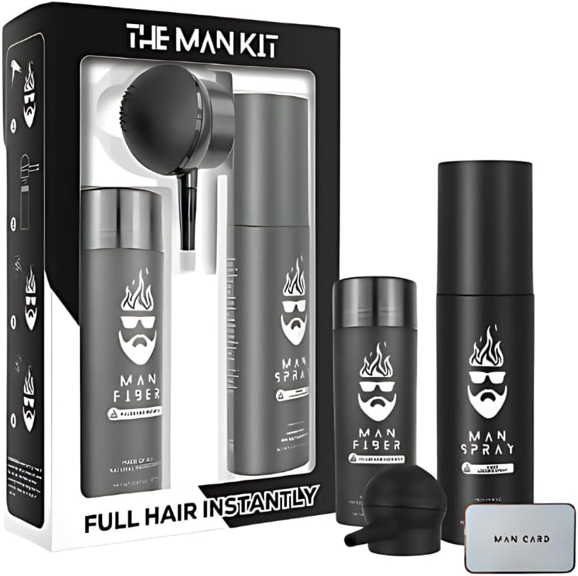 Amazon.com: Man Essentials THE MAN KIT | 3-in-1 Hair Set - Hair ...