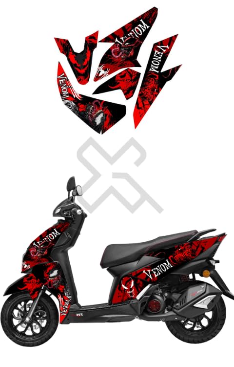 Grayfixx Venom Edition Full Body Sticker for Ntorq : Amazon.in: Car ...