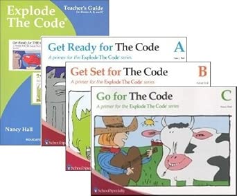 Explode the Code SET-Books A, B, and C with Teacher: Hall and Price ...