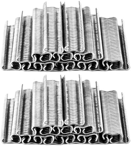 QWORK® 2400Pcs Hog Ring, M Clips, Hand Tools for Animal Pet Cages ...