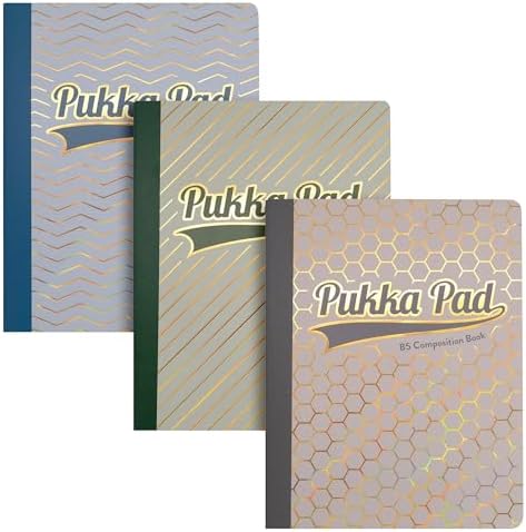Pukka Pad Haze B5 Composition Books – Pack of 3 Notebooks with 140 ...