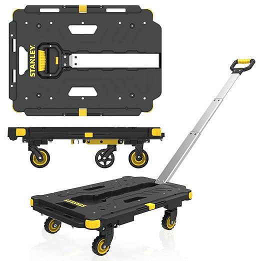 Stanley SXWT-PC532-SP Utility Platform Dolly Cart with 137 kg Capacity ...