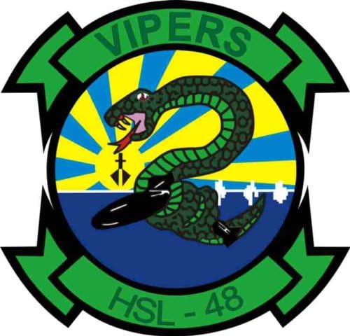 Amazon.com - US Navy HSL-48 Vipers Squadron Decal Sticker 3.8"