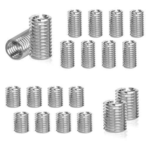 YSDMY 20 Pcs Wire Thread Inserts M6 / M8 Thread Insert, Self Tapping ...