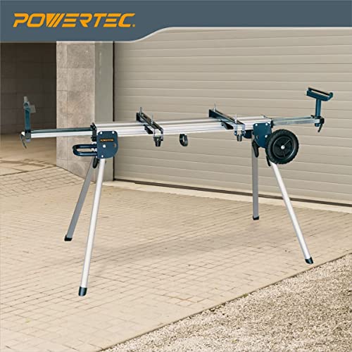 Snapklik.com : POWERTEC MT4004 Aluminum Portable Miter Saw Stand
