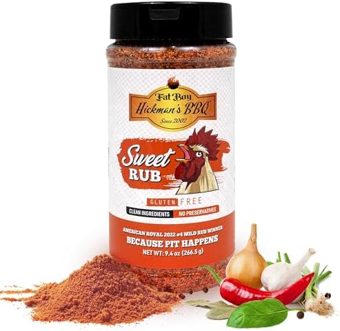 Amazon.com : Fat Boy Hickman's BBQ Premium All Purpose Rub, 11 Ounce ...