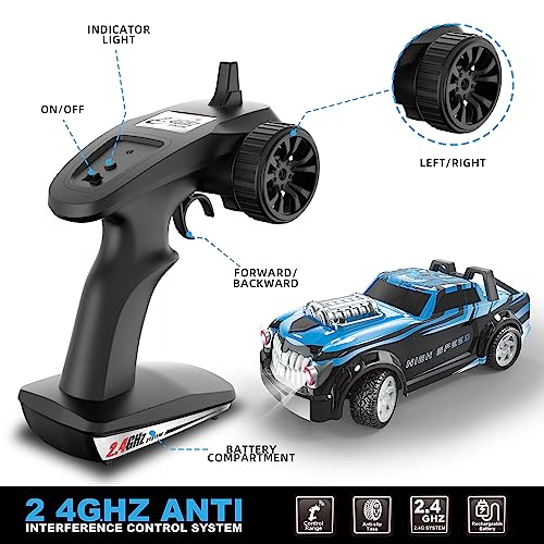 Snapklik.com : LOOZIX Drift RC Car, 1: 14 Scale 4WD 4X4 24Ghz Remote ...