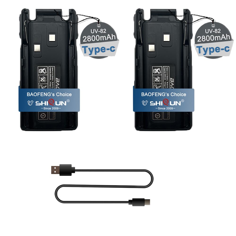 Snapklik.com : UV-82HP Battery USB-C Charger BL-8 2800mAh Li-ion ...