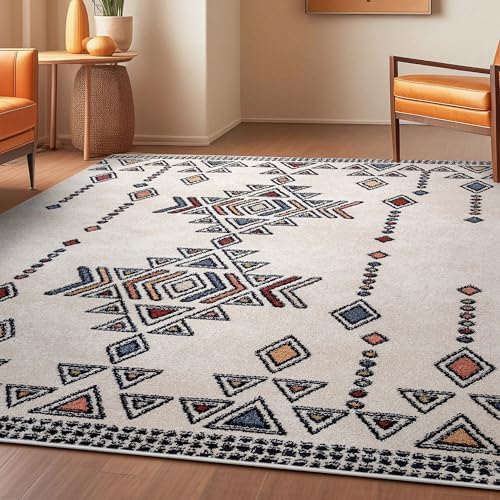 Amazon.com: Well Woven Khia Beige & Gold Kilim-Style Weave Tribal ...