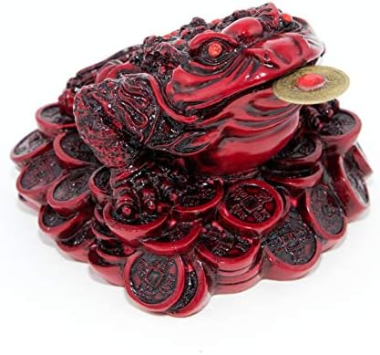 Amazon.com: Ebros Bronze Patina Resin Feng Shui Jin Chan Fortune Money ...