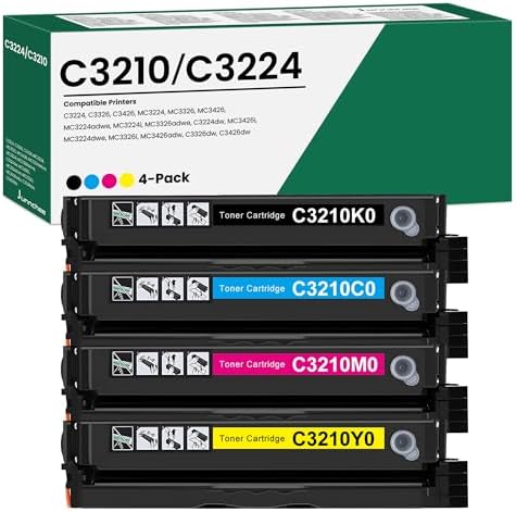 Amazon.com: Remanufactured C3210K0 C3210C0 C3210M0 C3210Y0 Toner Cartridge Replacement for ...