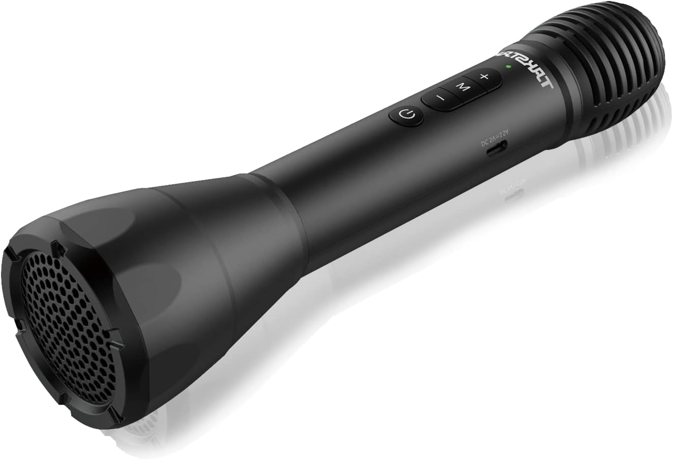 Amazon.com: Lococo Wireless Microphone,UHF Metal Rechargeable Handheld ...