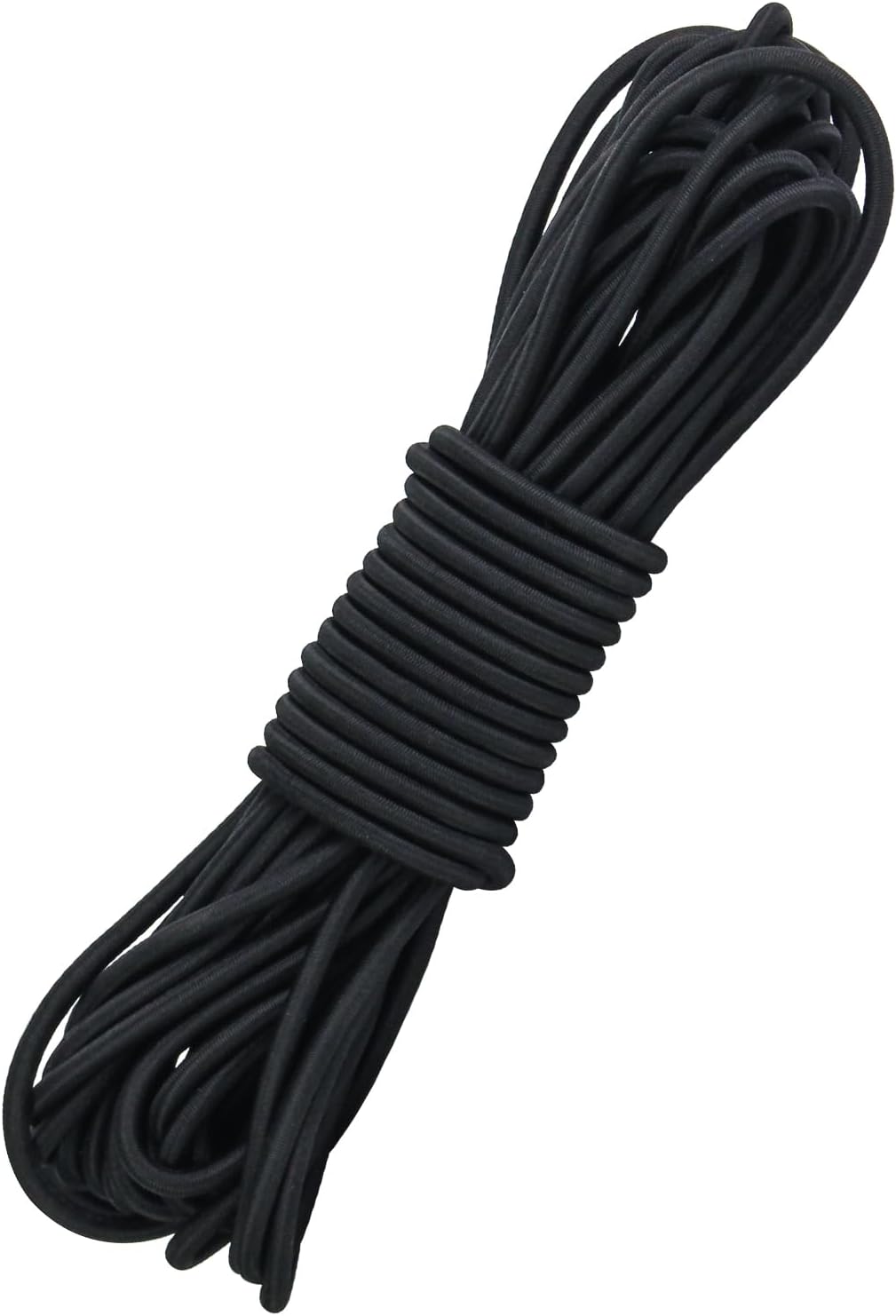 5/32 Inch Black Bungee Cord, 40 Feet Heavy Duty Elastic Shock Cord ...