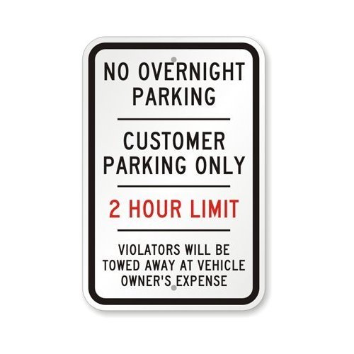 Two Way Parking Sign